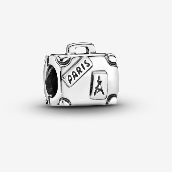 Pandora | Jewelry | Pandora Paris Travel Suitcase Charm | Poshmark